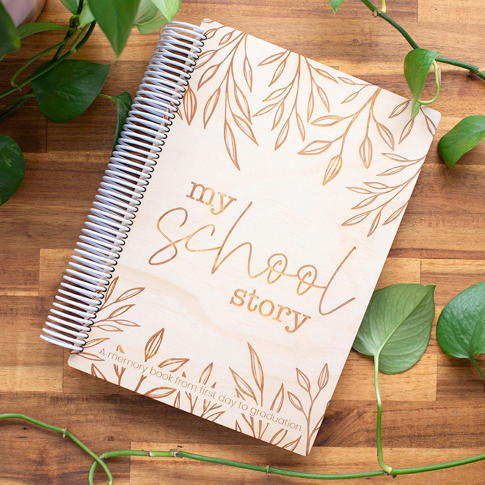 "My School Story" Wooden School Years Book (non-custom) – Hello Fern